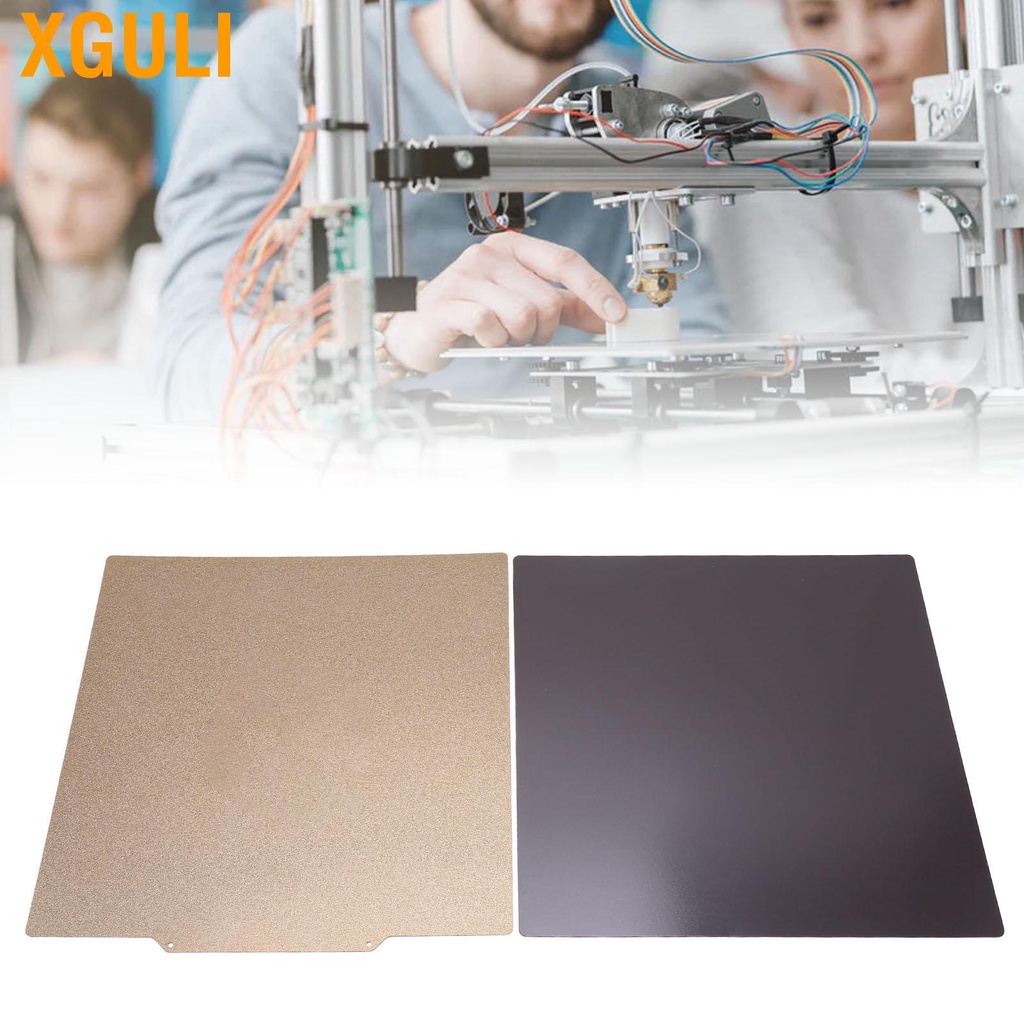 Xguli PEI Sheet Flexible Build Plate 310x310mm Steel Spring Bed For CR ...
