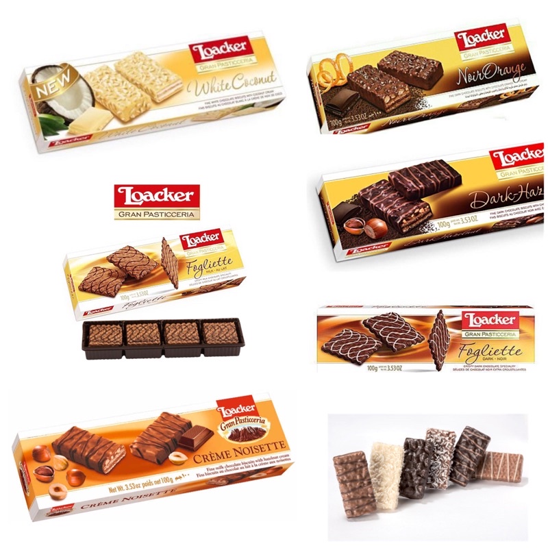 waffle Loacker Gran Pasticceria น้ำหนัก 100 กรัม | Shopee Thailand