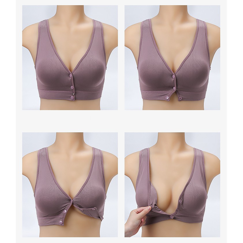 ♈SB-117 สินค้าใหม่ [24Shop] สปอร์ตบรากระดุมหน้า สปอร์ตบราคนอ้วน สปอร์ตบราตะขอหน้า บราปั๊มนม บรา ...