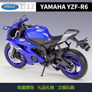 ۞ Welly 1:12 2020 Yamaha YZF-R6 Die Cast Vehicles Collectible Hobbies ...