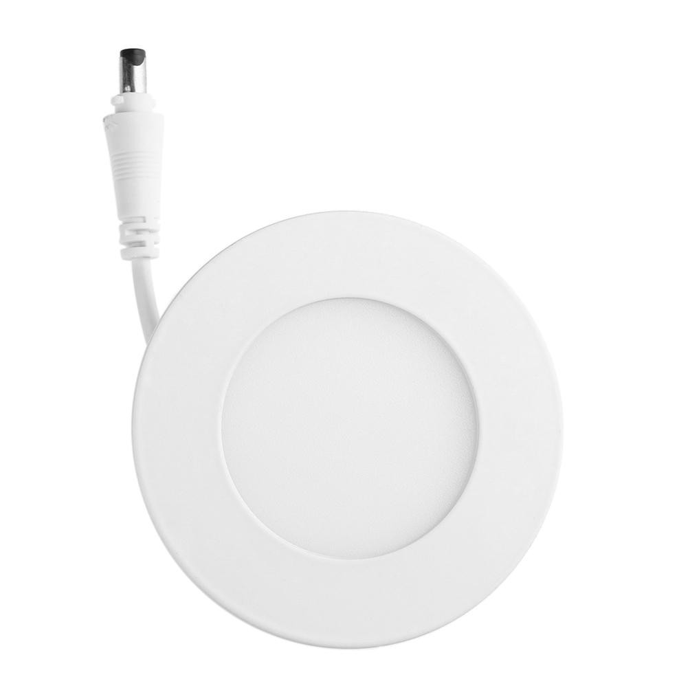 HIGHPLES 3W Ultra Thin Ceiling Recessed 2835 15LED Round Panel Light ...