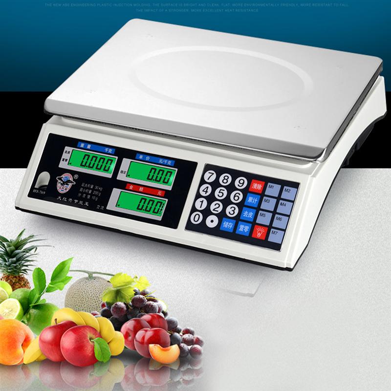 Digital Kitchen Scale Food Scale Back-Lit LCD Display 1g-5kg with USB ...