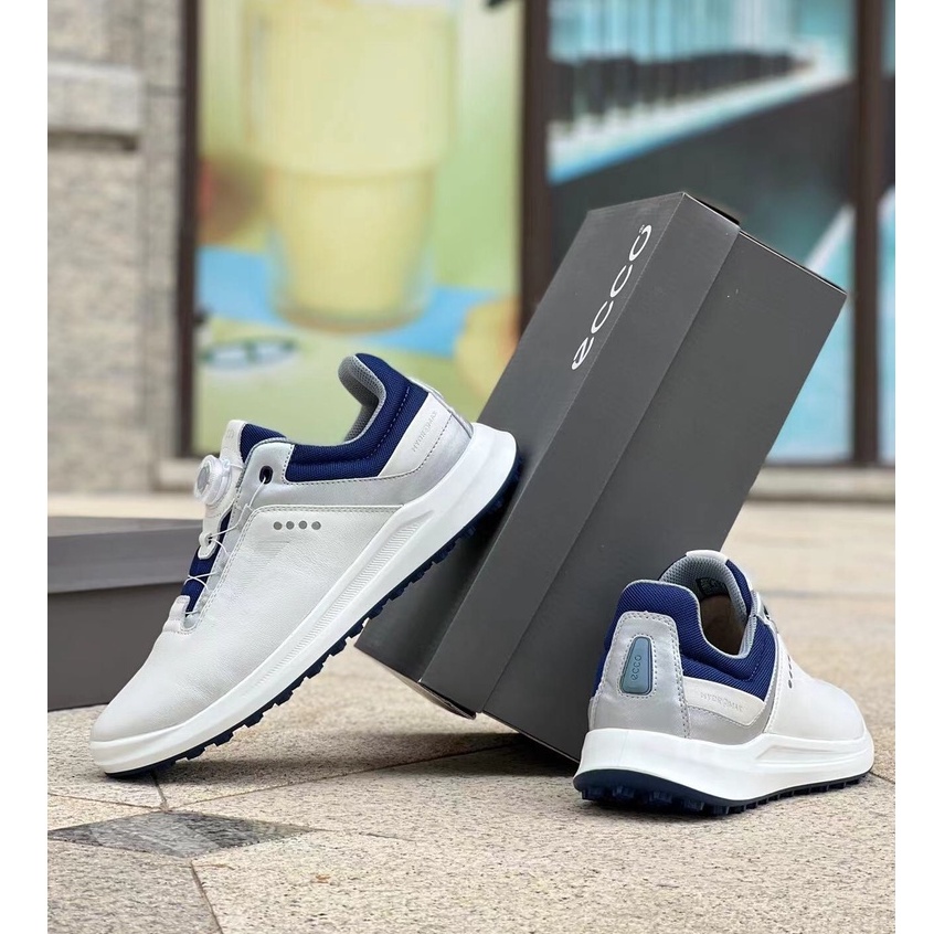 ECCO 2022ใหม่ รองเท้ากอล์ฟผู้ชาย รองเท้าผ้าใบกันน้ำ 100804 - luochu.th - ThaiPick