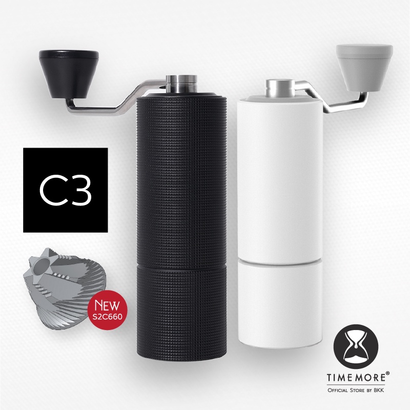 Timemore C3 (ใหม่ 2022) เฟือง S2C660 สีดำ (Coffee Grinder เครื่องบดกาแฟ ...