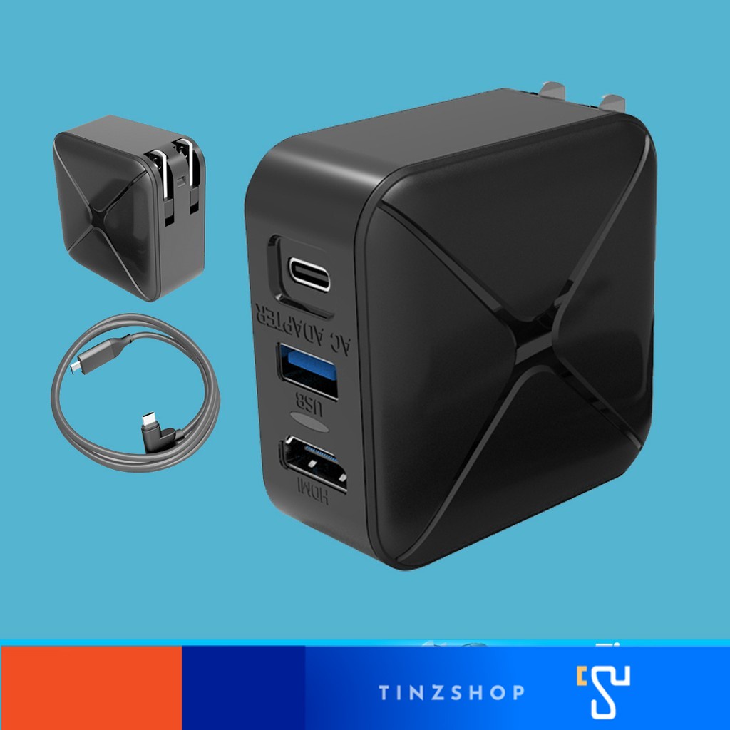 Honson HS-SW708 AC Adapter With HDMI Video Converter Mini Dock for ...