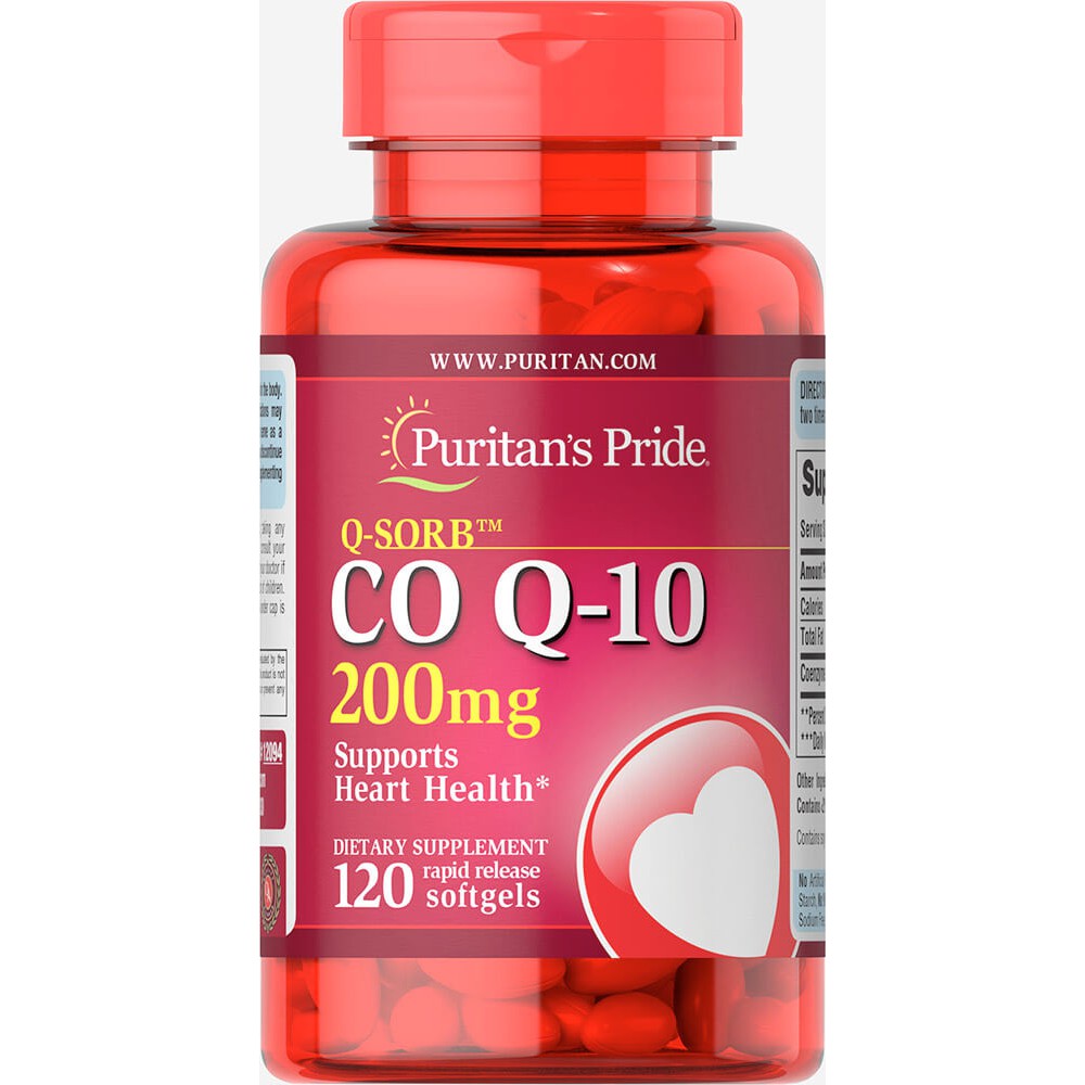 (EXP 022024) Puritan Co-Q10 ขนาด 200 Mg 120 Softgels โค เอนไซม์ คิว เท ...