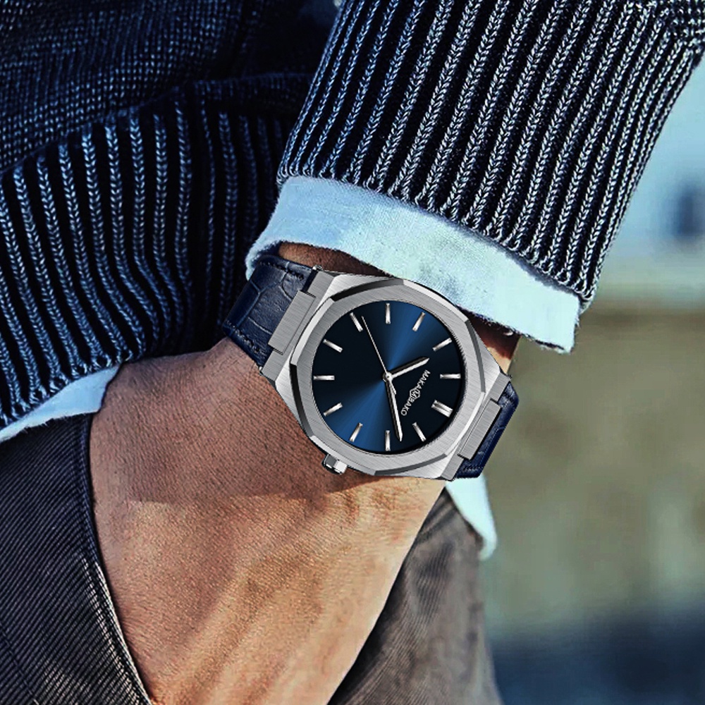 2021 New Luxury Genuine Leather Band Business Men39s Quartz Watches ...