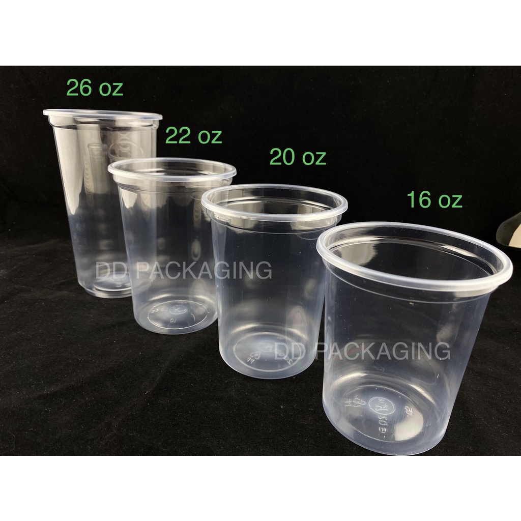 (50 ชุด) ถ้วยกระดาษคราฟท์พร้อมฝา ขนาด (8oz 16oz 26oz 32oz) - thaiecoshop - ThaiPick