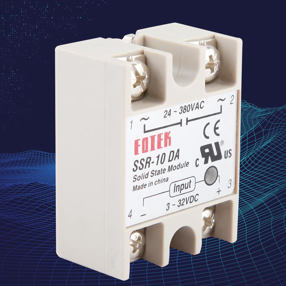 State 24-380VAC Rated SSR-10DA Relay Solid 3-32VDC Voltage Input 10A Current - xguli.th - ThaiPick