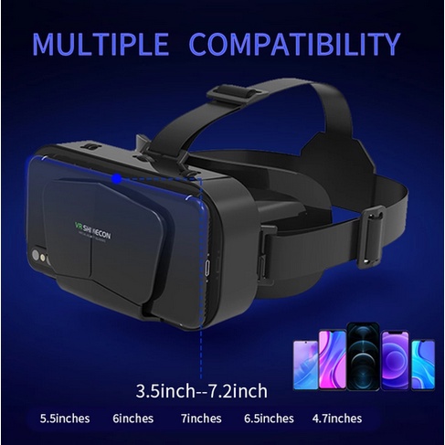 VRHead Mounted 3D Virtual Reality VR Glasses Mobile hone Movie Game ...