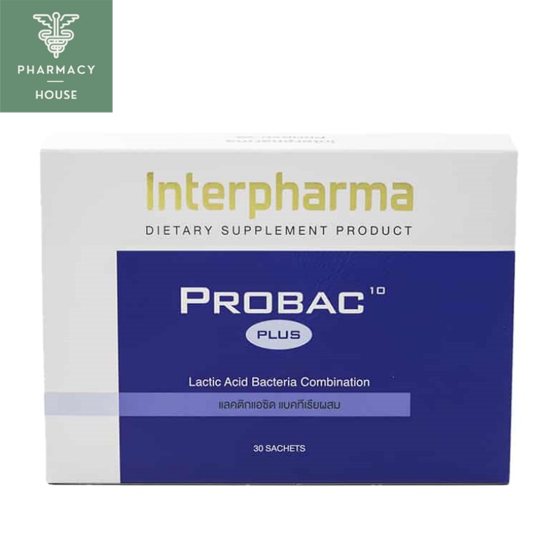 // สั่งกับบริษัทProbac // Interpharma Probac 10 plus 30 sachets ...