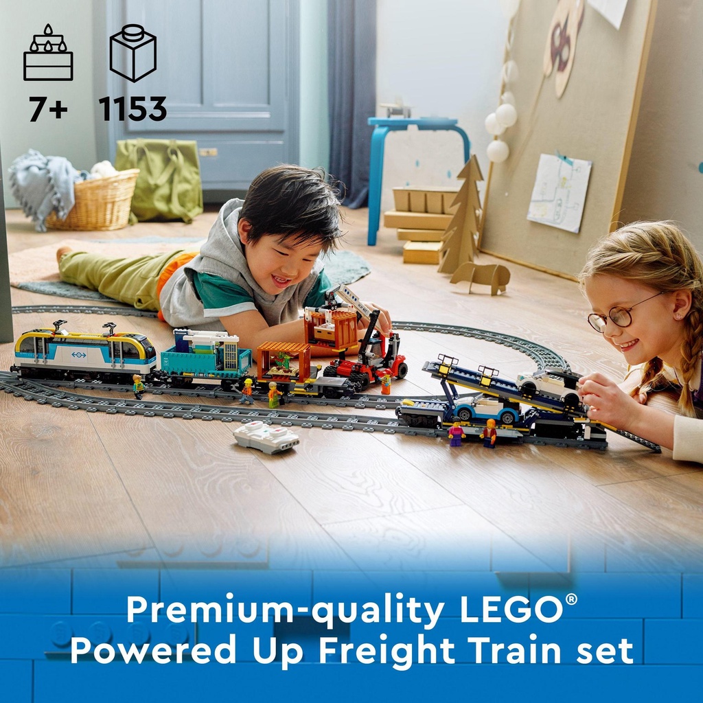 LEGO City 60336 Freight Train Building Kit (1153 Pieces) - lego ...