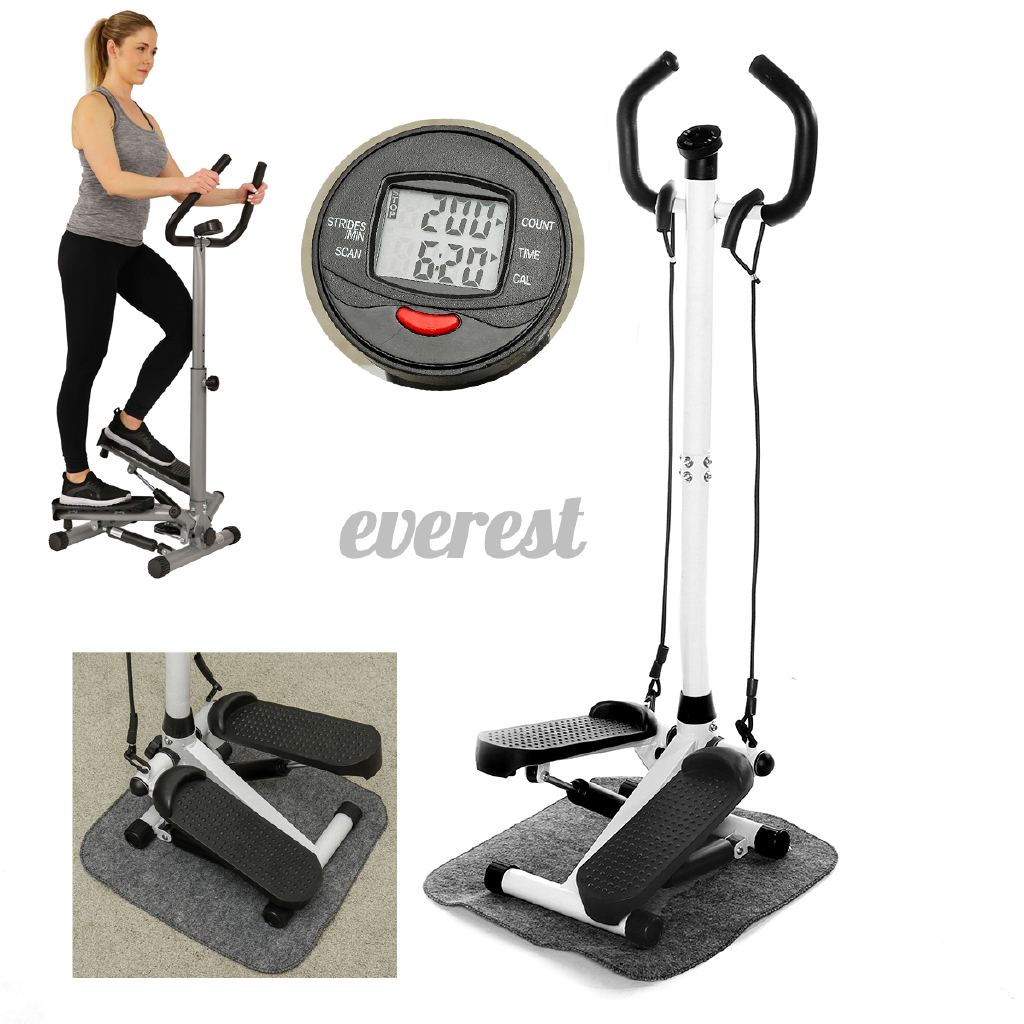 Fitness Workout Exercise Stair Stepper Machine Cardio Equipment Handle ...