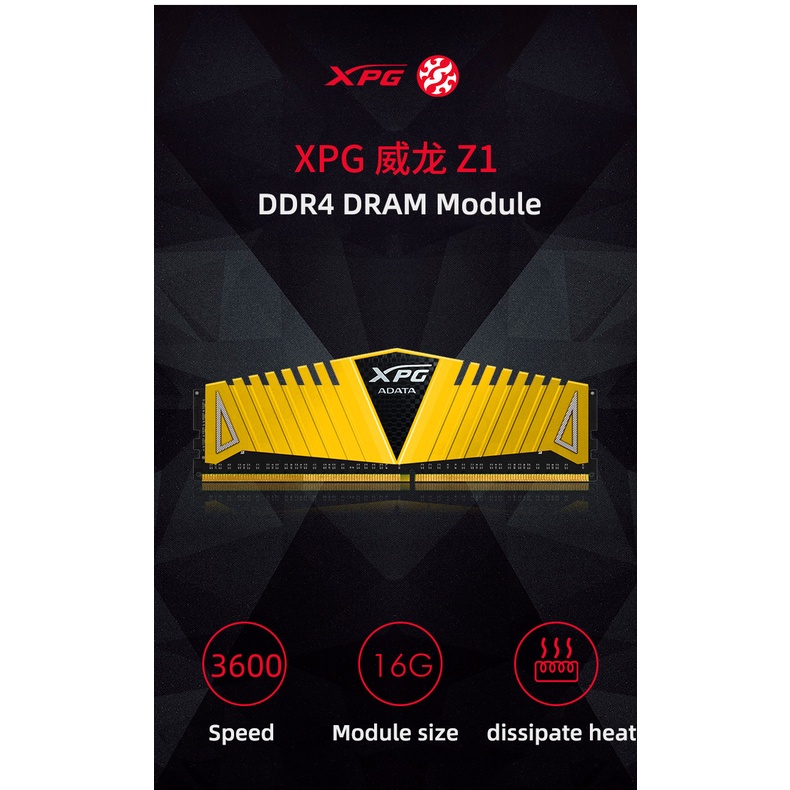ADATA XPG DDR4 Z1 memoria ram ddr4 8GB 16GB 32GB ram ddr4 2666MHz ...