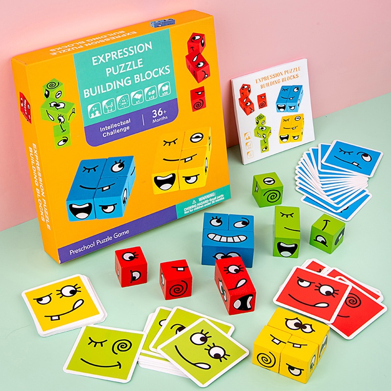 Face emotion block for Educational brain blocks and logical thinking ...