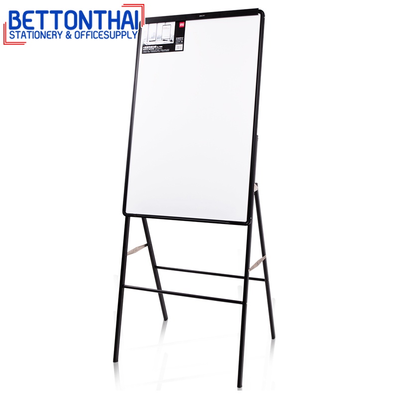Deli 7892 Flipchart Flip Chart กระดานฟลิปชาร์ท กระดานไวท์บอร์ด 3 ขา พร้อมอุปกรณ์ใช้งาน ขนาด 600 ...