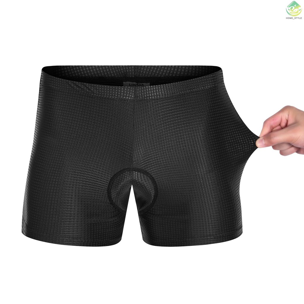 Lixada Men Bike Padded Shorts Cycling 3D Padded Underwear Bicycle ...
