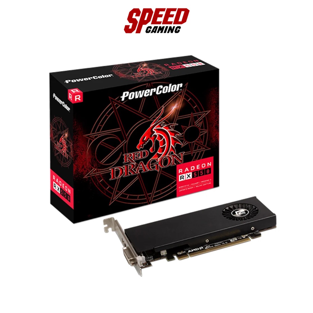POWER COLOR VGA CARD RED DRAGON RADEON RX550 4GB GDDR5 /3Y By Speed ...