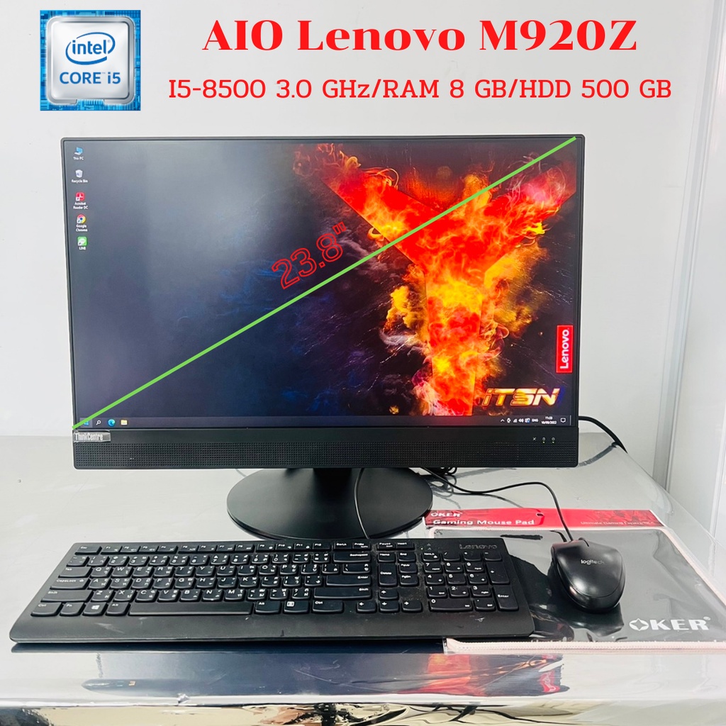 AIO LENOVO ThinkCentre M920Z CORE I5 (8th Gen) จอ 23.8 นิ้ว จอใหญ่มาก ...