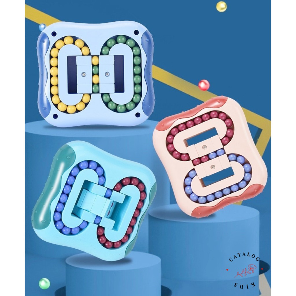 ꕥCatalog Kidsꕥ Magic Bean Rubik ของเล่นรูบิคแบบเม็ดสี รูปทรงเหลี่ยมแบน ...