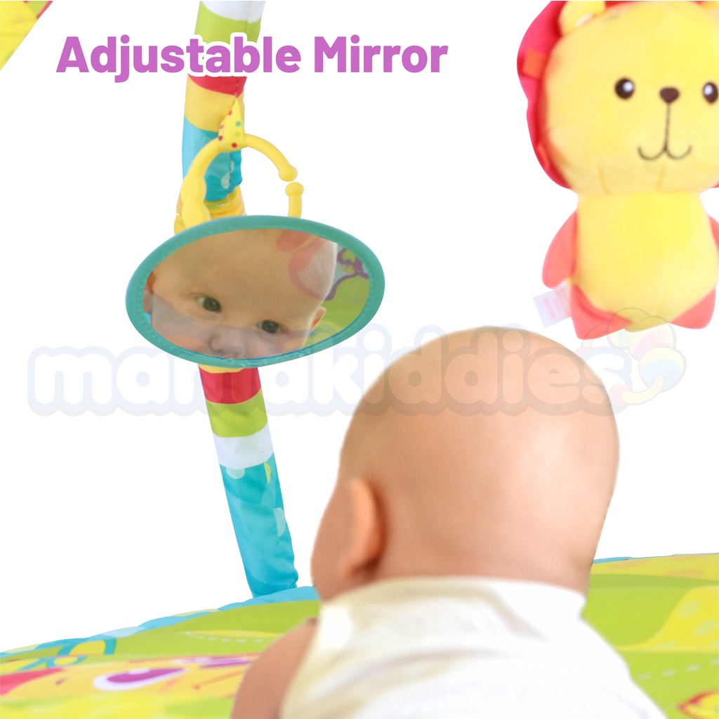 Mastela Colourful Baby PlayGym Baby Play Mat Crawling Blanket Rattle ...