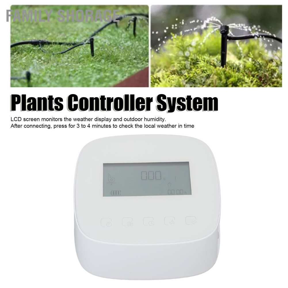 Family Shorage Automatic Watering System Programmable Solar Charging ...