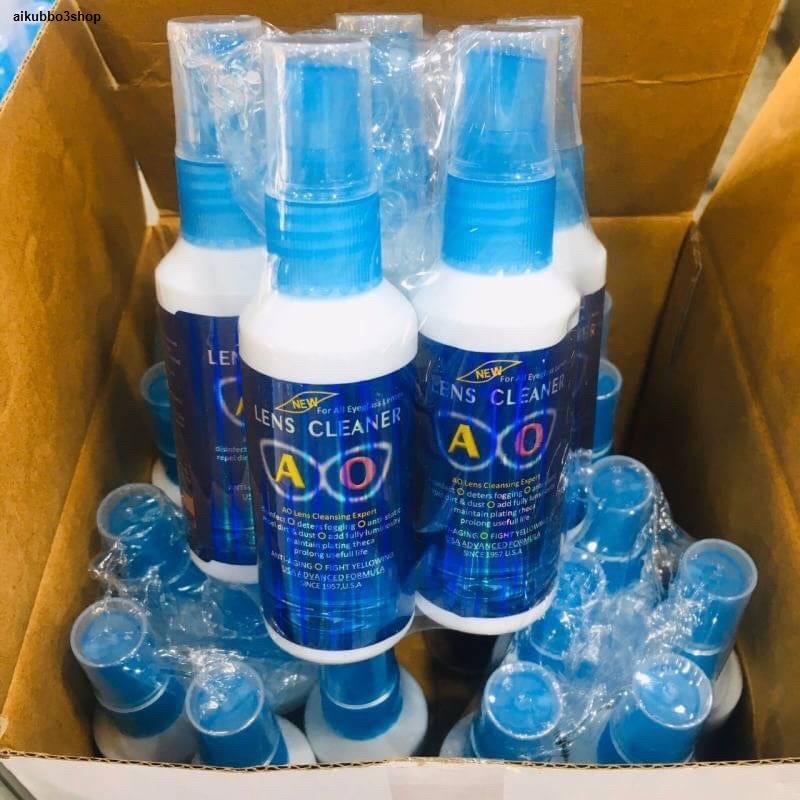 จัดส่งที่รวดเร็วน้ำยาเช็ดเลนส์ น้ำยาเช็ดแว่น AO Blue Lens Cleaner(แถม ...