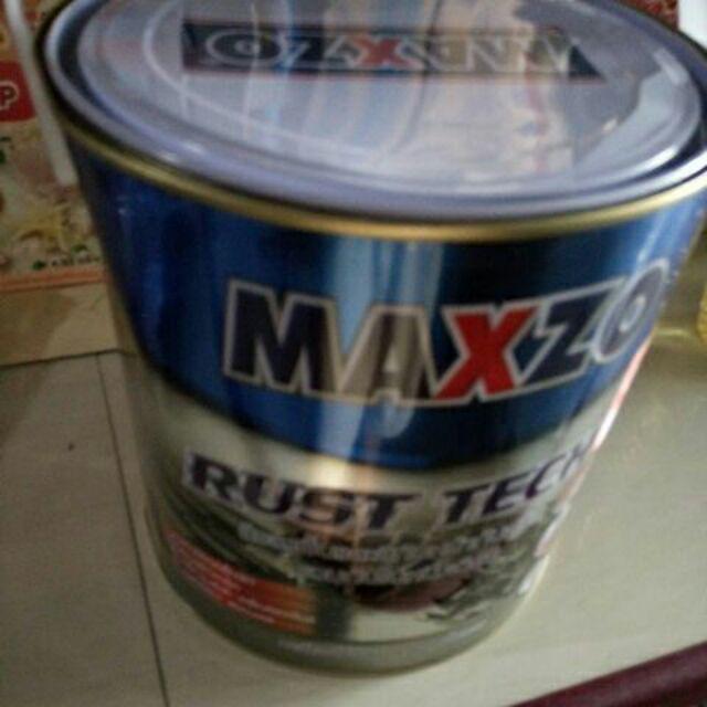 MAXZO Rust Tech สีทาเหล็ก 2 IN 1 สีกันสนิมและสีทับหน้า ในหนึ่งเดียว ...