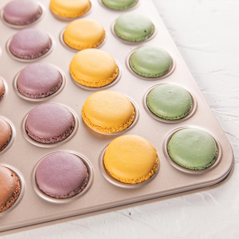 Macaron Mold Cookie Baking Pan Small Biscuit Home Non-stick Easy ...