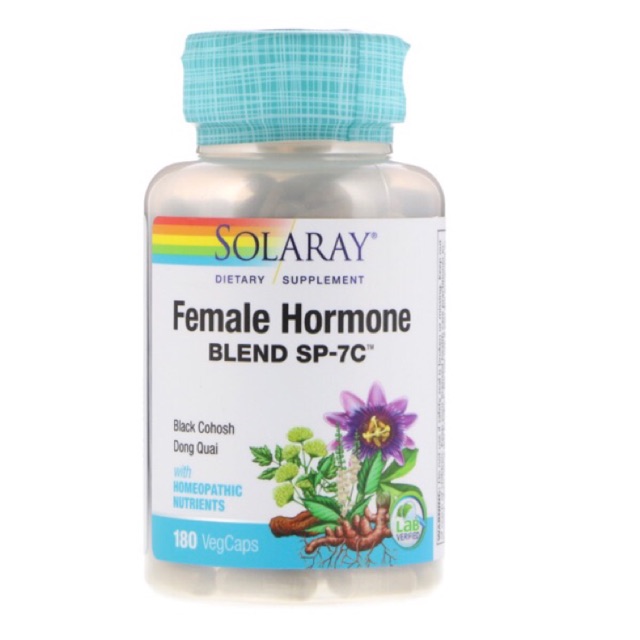 Solaray, Female Hormone Blend SP-7C, 180 VegCaps - bh.usa - ThaiPick