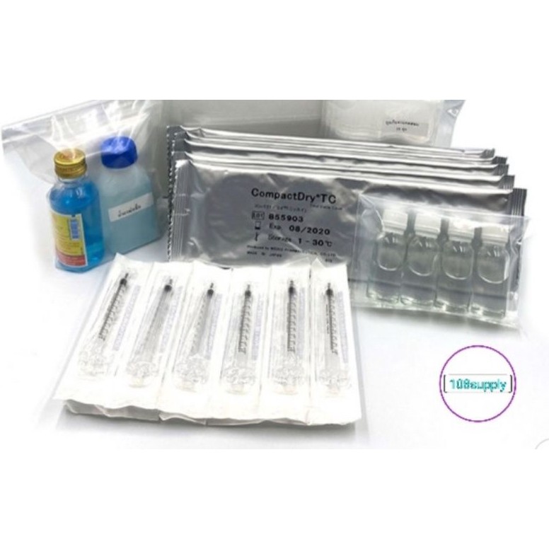 ชุดทดสอบแบคทีเรียในอากาศ Test Kit Microbial (Compact Dry TCมีจำนวน 20 ...