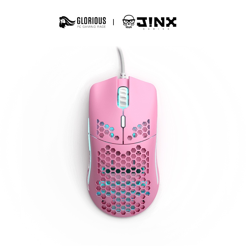 Glorious Model O- Gaming Mouse - Pink ประกันศูนย์ 2 ปี | Shopee Thailand