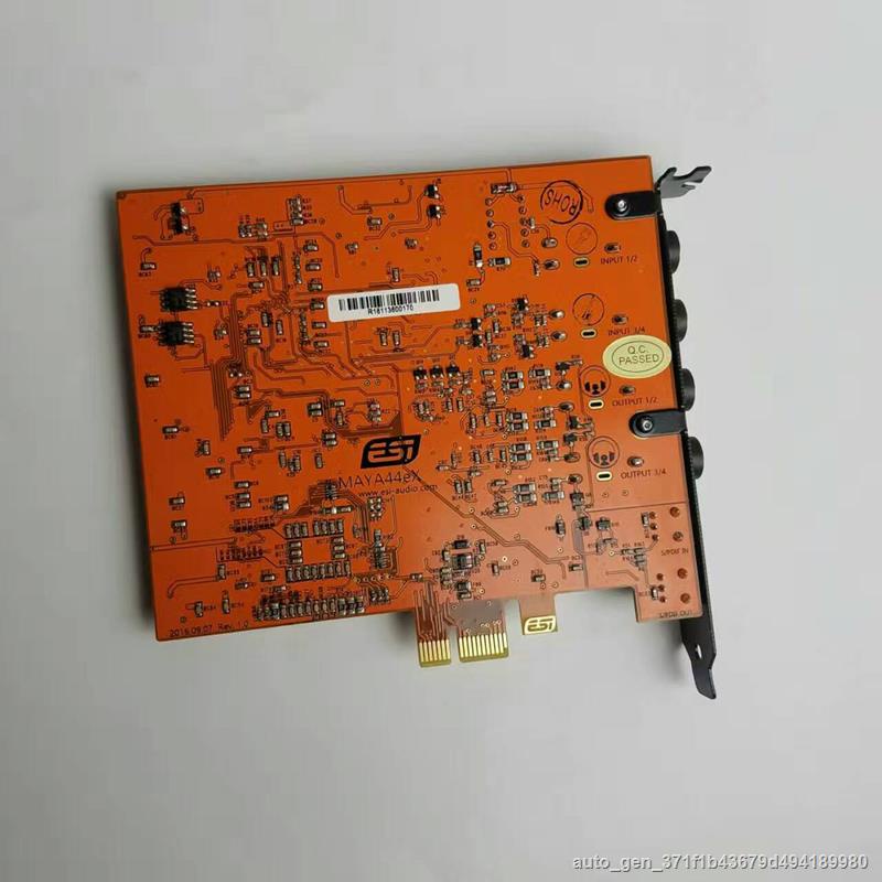 Esi Maya44 Ex 4-in4-out Pcie Audio Interface Sound Card Two Stereo ...