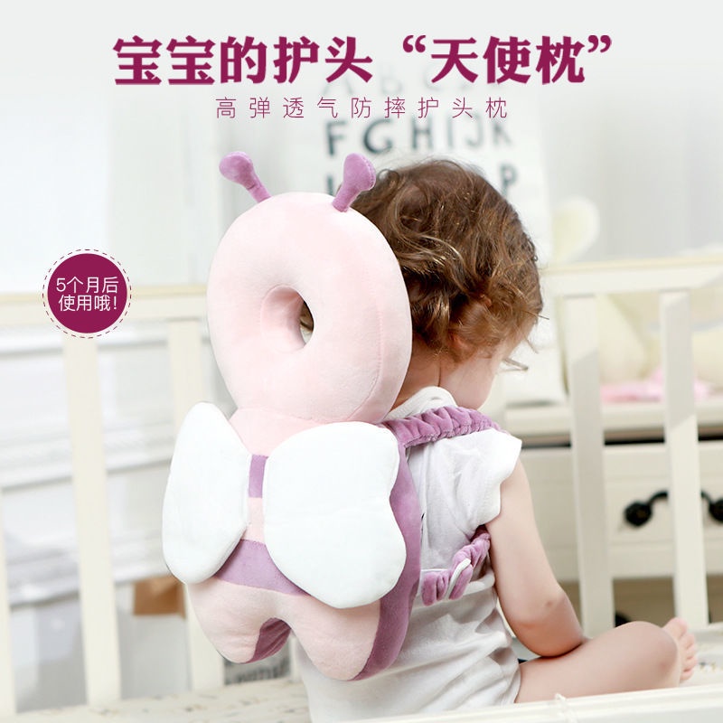 Baby anti-fall artifactหมวกเด็กฤดูร้อน หมอนรองศีรษะ แผ่นรองป้องกันการชน ...