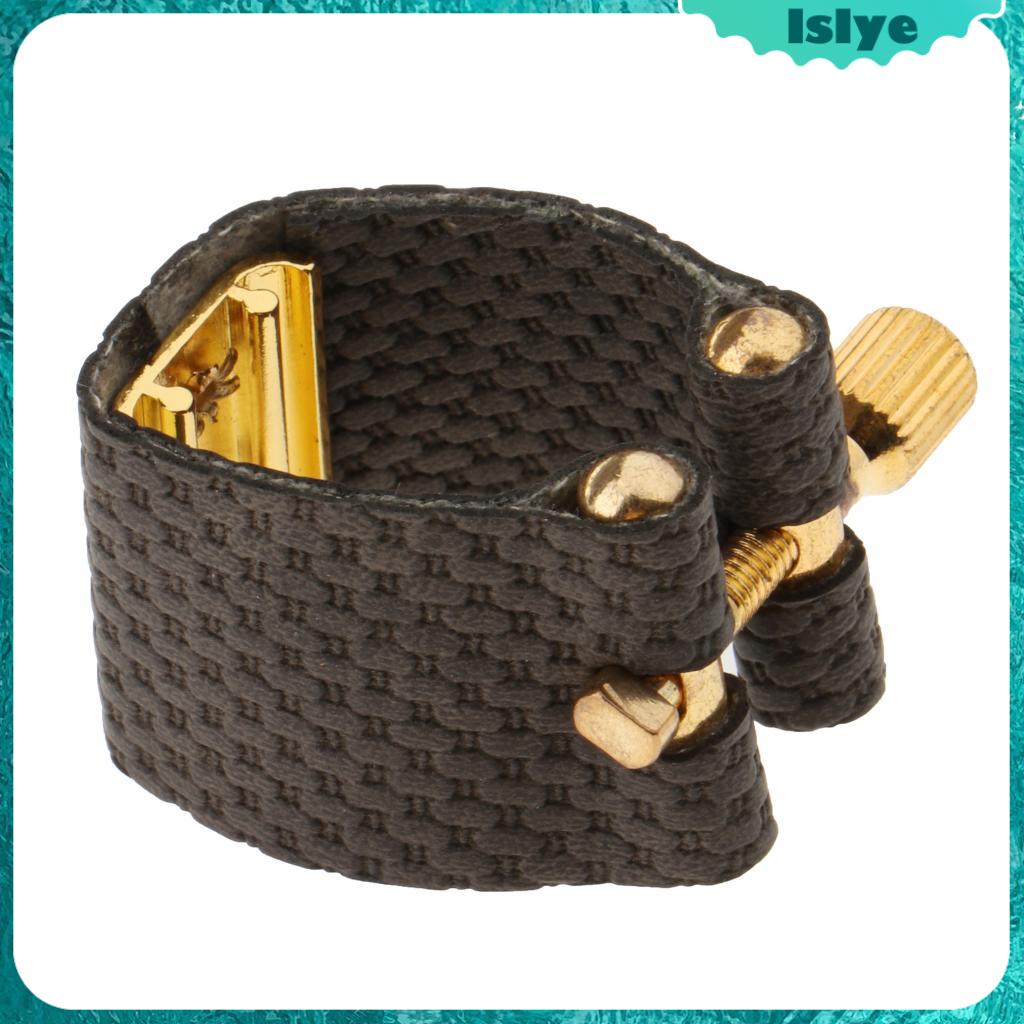 Ligature Fastener คลิปหนัง Pu ขนาดกะทัดรัดทนทานสําหรับ Alto Tenor ...