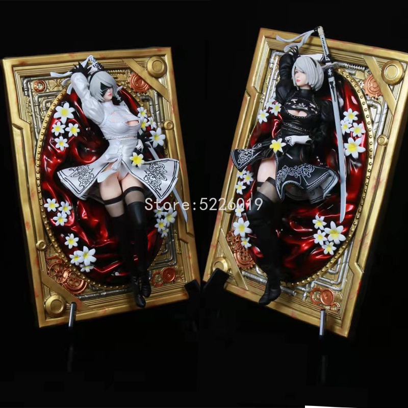 32CM NieR Automata Anime Figure YoRHa No.2 Type B Action Figure 3D ...