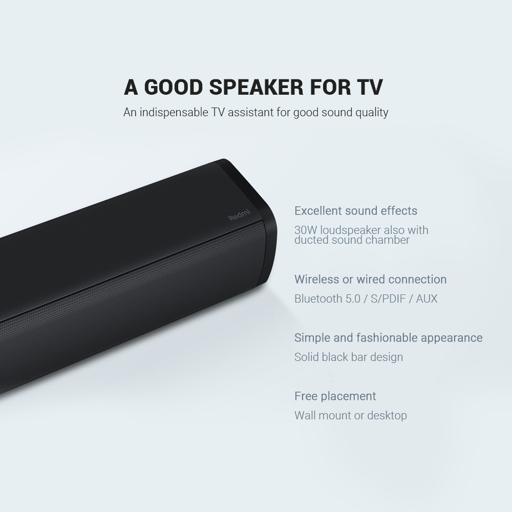 Redmi ลำโพง Bluetooth 5.0 xiaomi Redmi TV Sound Bar ลำโพงซาวด์บาร์ ติด ...