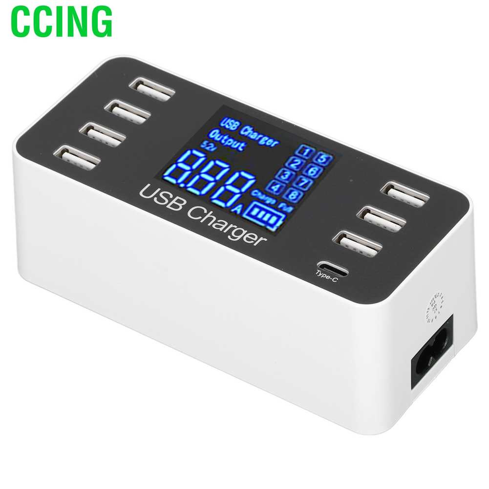 Ccing Multi Port Charger 2400mA Charging Curren Visible Compact Design ...