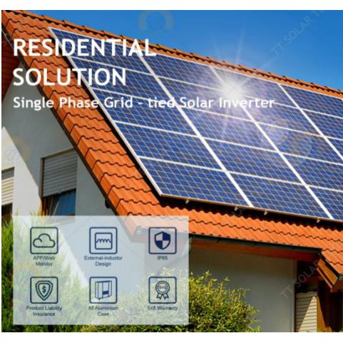 Takion อินเวอเตอร์ ออนกิต invt inverter 5KW on grid wifi กันย้อน. ออนกร ...