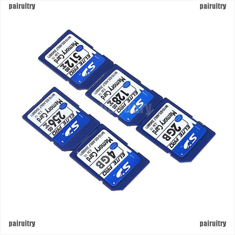  128 Mb 256 Mb 512 Mb 2gb 4gb Sd Standard Card