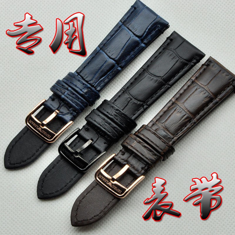 สายนาฬิกาข้อมือสายหนังวัวแท้ Ar1916 1920 1924 1947 1892 1890 11135 ...
