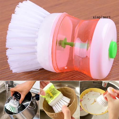 【Ready stock】1Pc Kitchen Wash Tool Pot Pan Dish Bowl Palm Brush ...