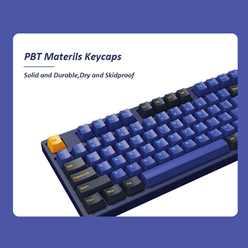 in stock AKKO Horizon wired mechanical keyboard 30873108DS PBT keycap ...