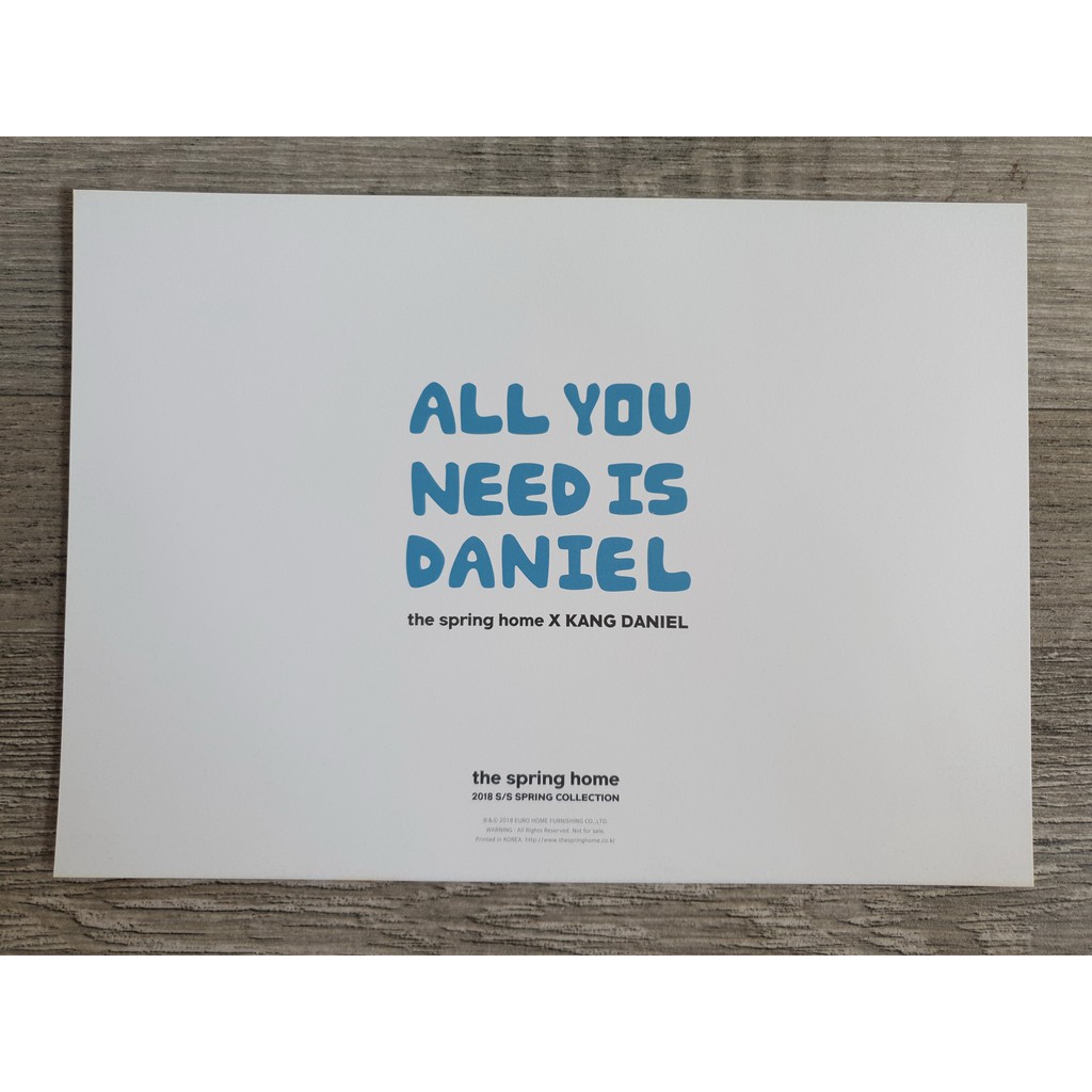 The Spring Home x Kang Daniel All You Need is Daniel Mini Bromide ...