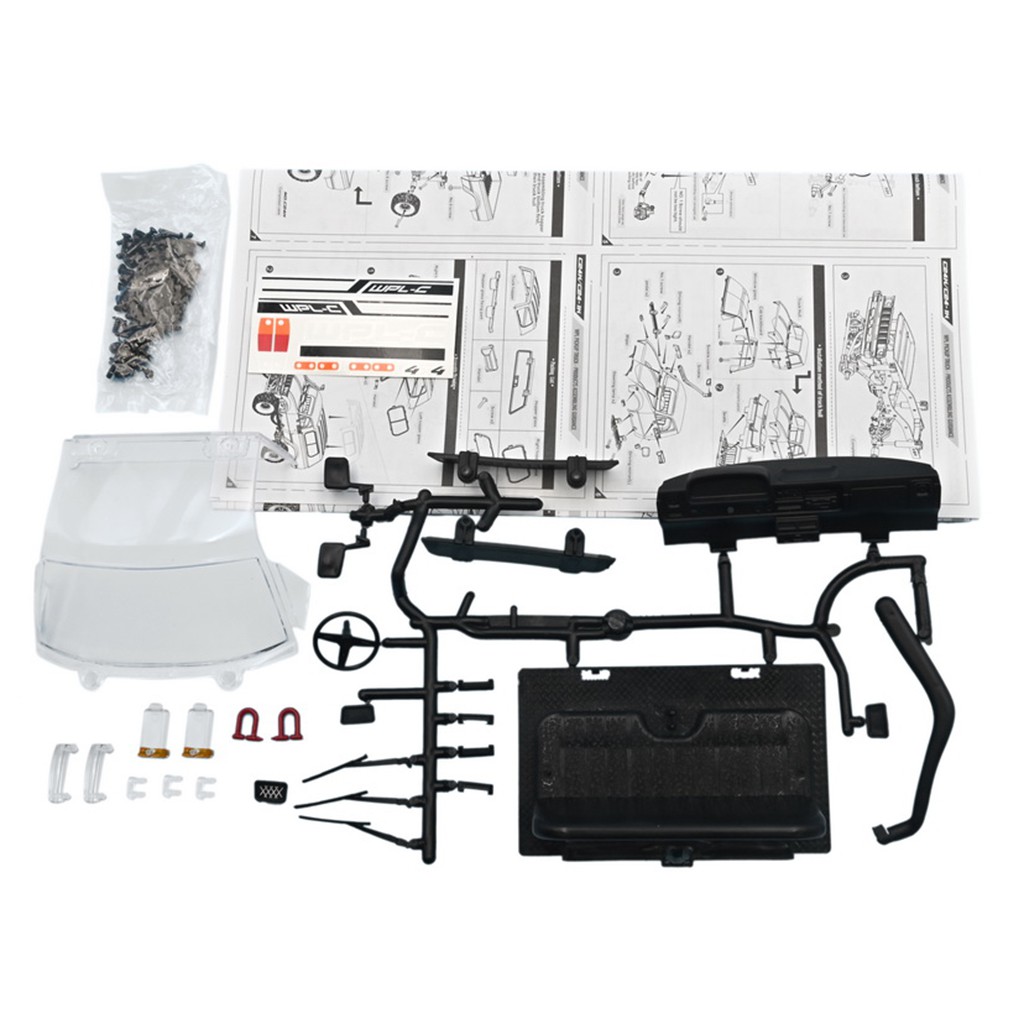 [Ready Stock] WPL C24 1/16 4WD Climber RC Car KIT Climbing Pickup Truck ...