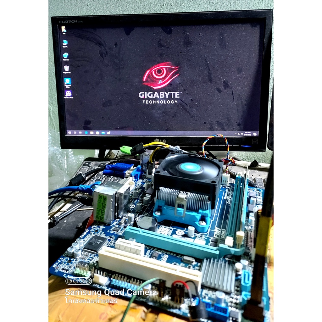 ขายชุด เมนบอร์ดAMD FM1 CPU A6 2.1GHz ( RAM DDR3 ) เทสลงวินโดว์ผ่าน ใช้ ...