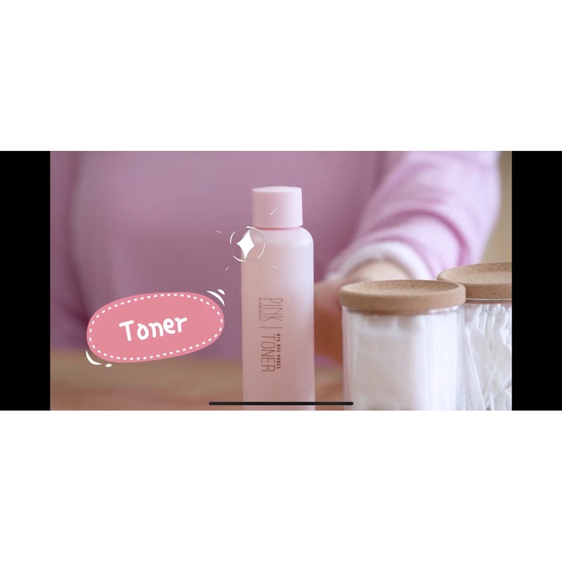 พร้อมส่ง pink by pure beauty bye bye pores toner โทนเนอร์ pink by pure ...