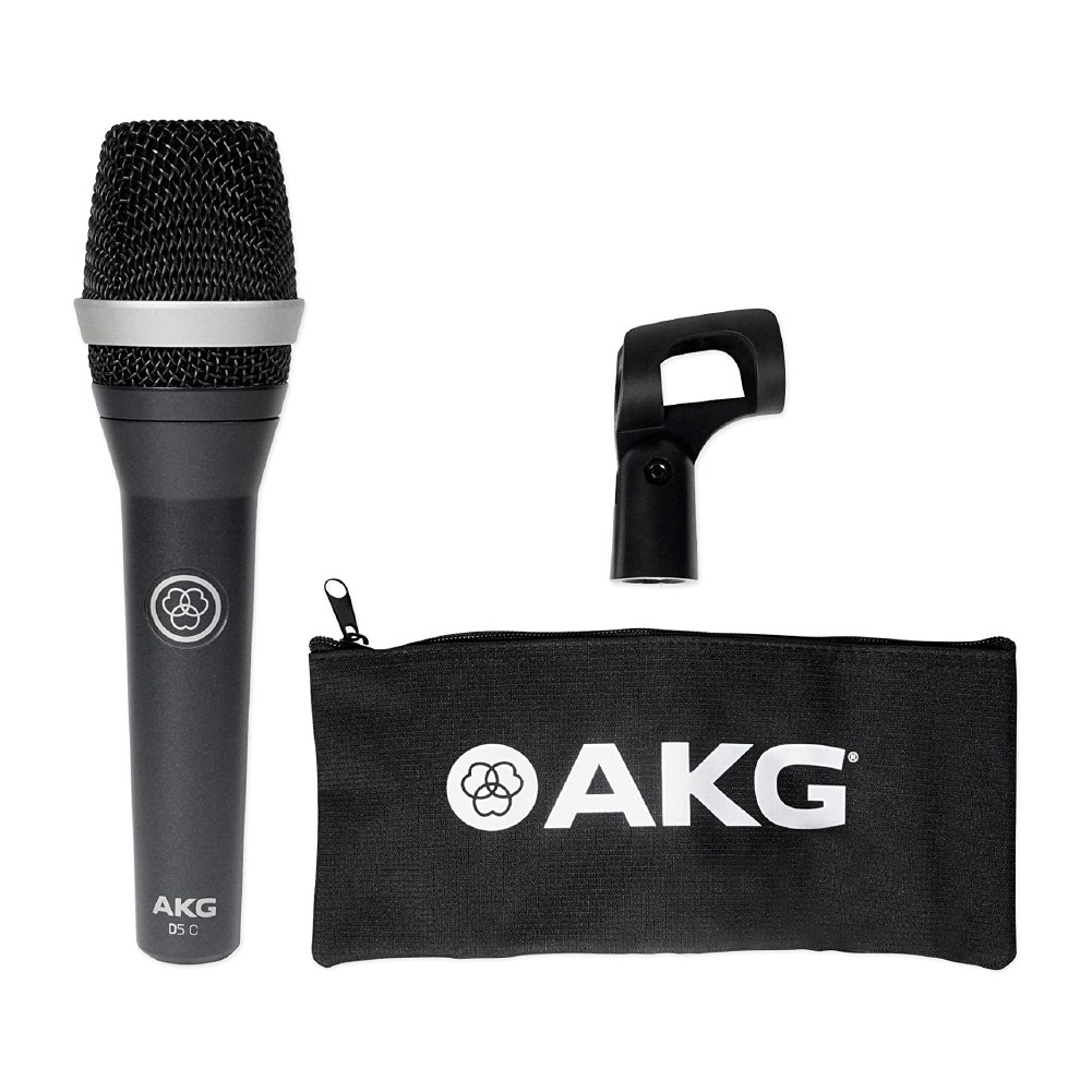 AKG D5 C ไมโครโฟนแบบ Dynamic สำหรับเสียงร้องและเครื่องดนตรี ในการแสดงสด รูปแบบการรับเสียงแบบ ...