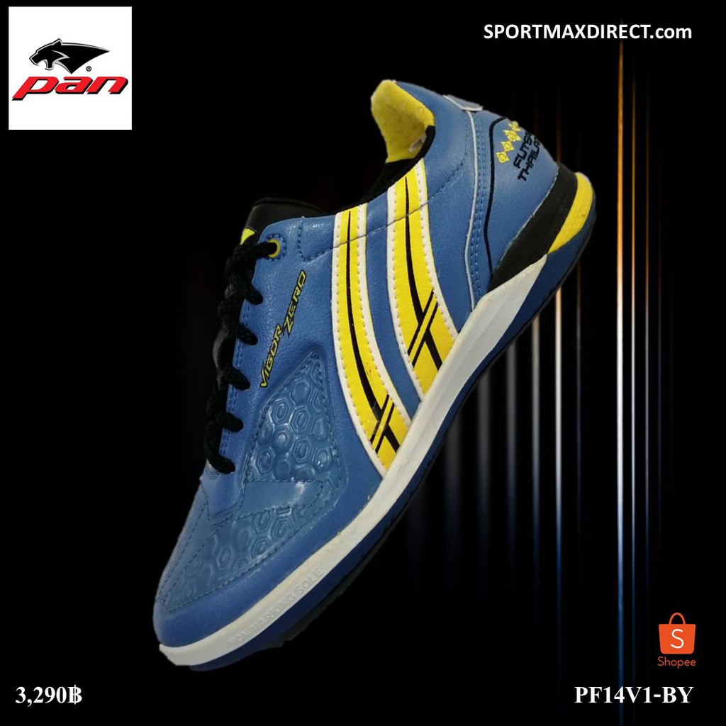 PAN Vigor ZERO Microfiber TOP รองเท้าฟุตซอล (PF14V1-BY) - tblkncpso5 ...
