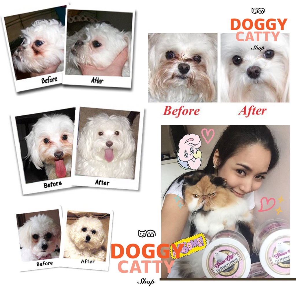 iluแป้งลดคราบน้ำตาแมว สุนัข น้ำยาเช็ดคราบน้ำตาแมว สุนัข (พร้อมส่ง) ️ ...